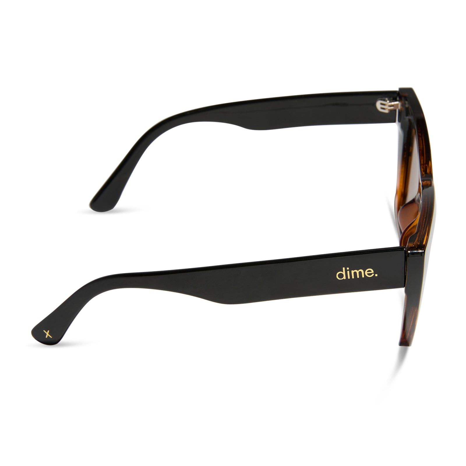 windsor cat eye sunglasses - black tortoise + brown polarized - dime ...
